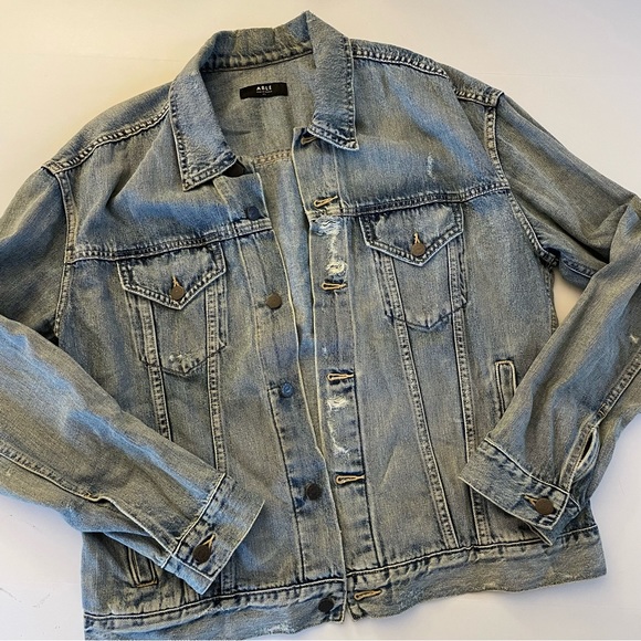 Able | Jackets & Coats | Able The Merly Denim Jacket | Poshmark